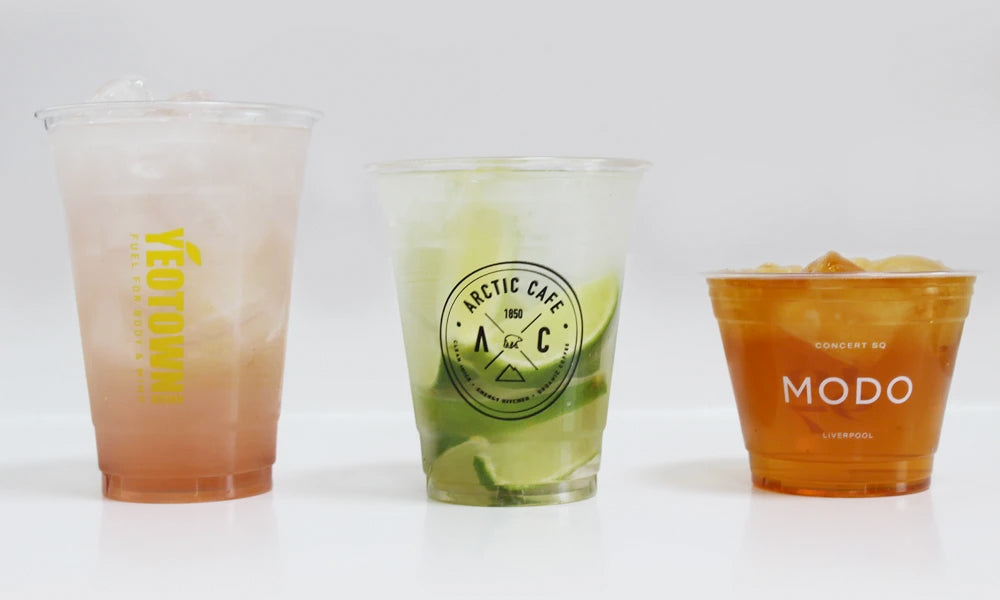Express Printed Personalised Plastic Cups - PackGenie