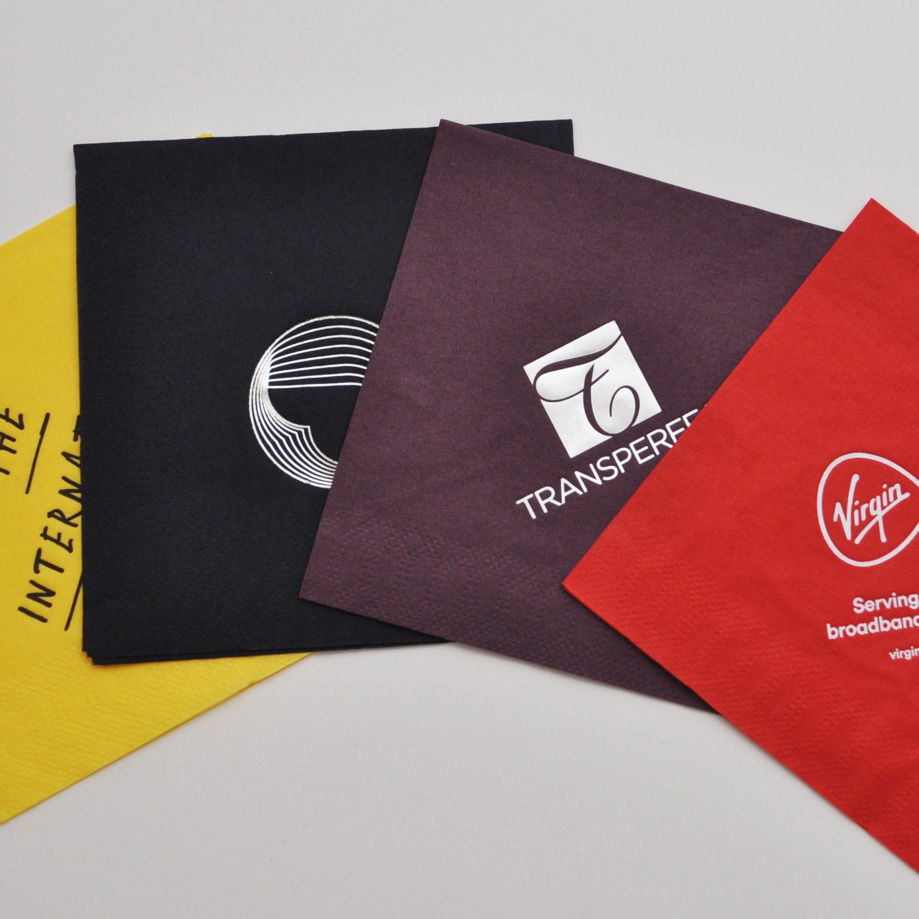 Printed Napkins, Bibs & Wipes - PackGenie