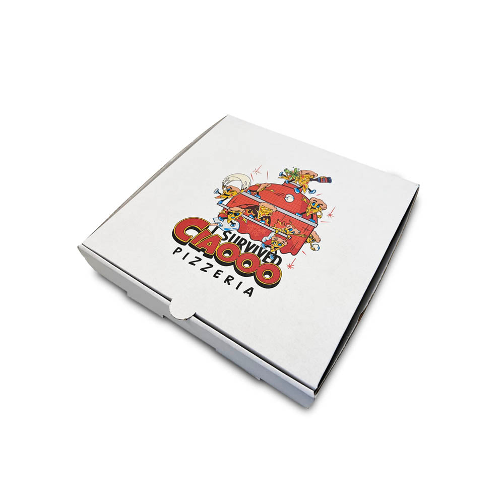10 Inch Digital Printed Pizza Boxes (Overprinted) - PackGenie