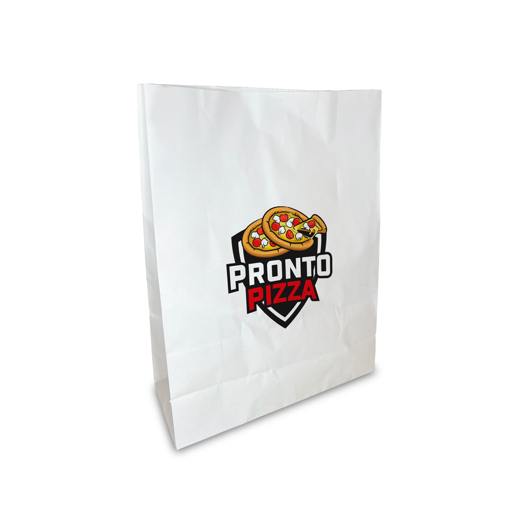 SOS Block Bottom Grab Bags - Digital Print 305 x 125 x 405mm - White K ...