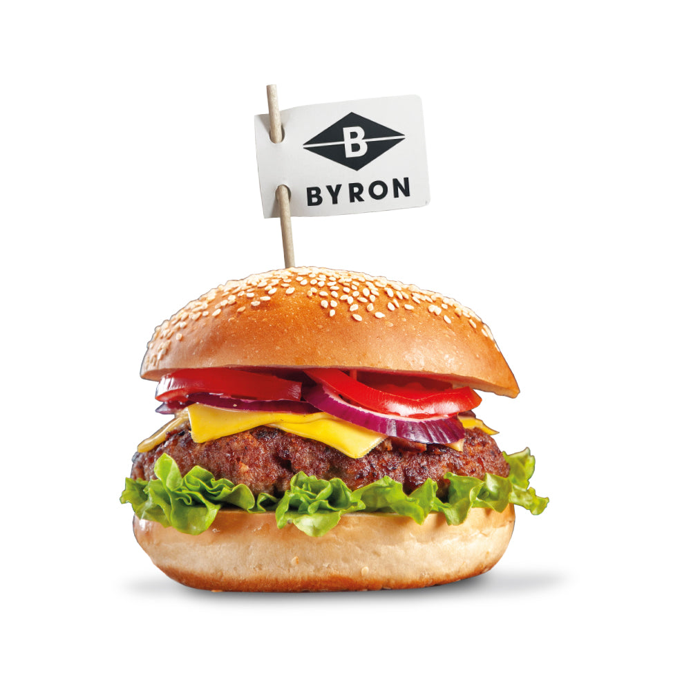 Paper Burger Flags Custom Printed (Flag size: 50x33mm) - PackGenie