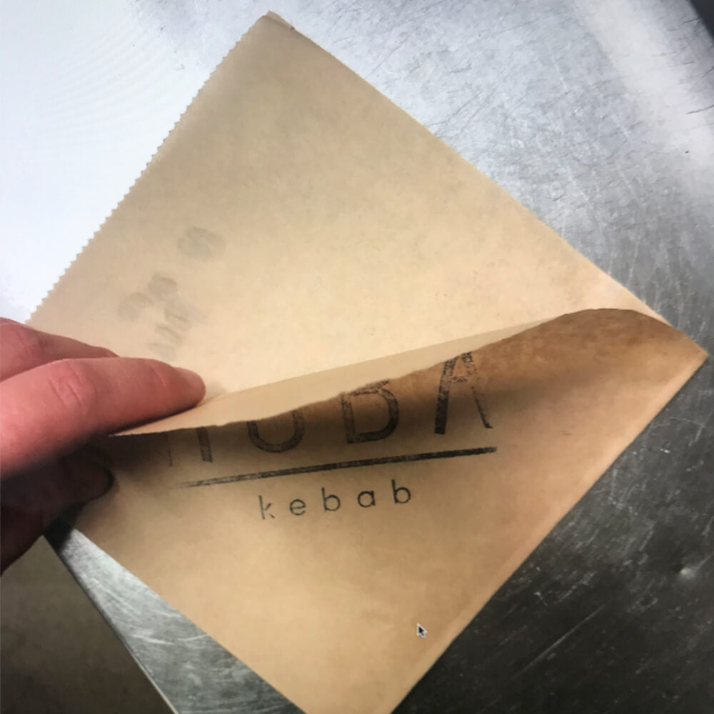 Custom Printed Burger Pouches 150x150mm (6"x6") - PackGenie