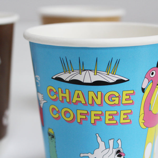 16oz Custom Branded reCUP Double Wall Recyclable Cups with EarthCoatin ...