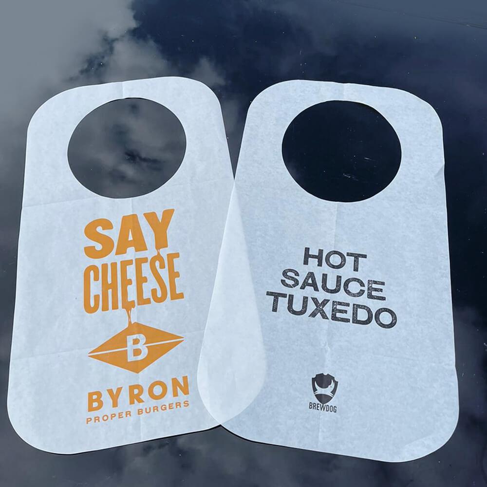 Custom Printed Adult Bibs - Disposable – PackGenie