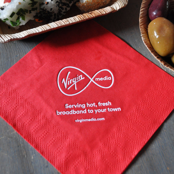Printed Lunch Napkins 33cm 3Ply - PackGenie